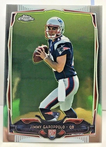 Jimmy Garoppolo 2014 Topps Chrome RC Rookie Card #150 - PATRIOTS / SF ...
