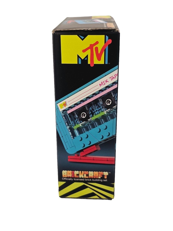 MTV Mixed Cassette Tape Brick Building Set Brickcraft Retro Music 80 ...