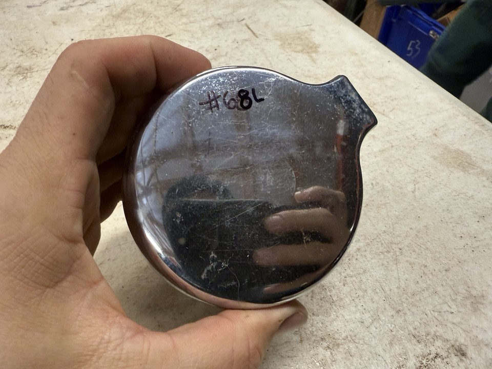 Vintage Hot Rod Flip Top Gas Cap Coupe Roadster TROG Filler Moon Style ...