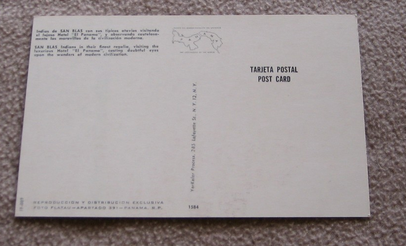 Panama Canal Zone Area San Blas Indian Women 1950's Postcard | eBay