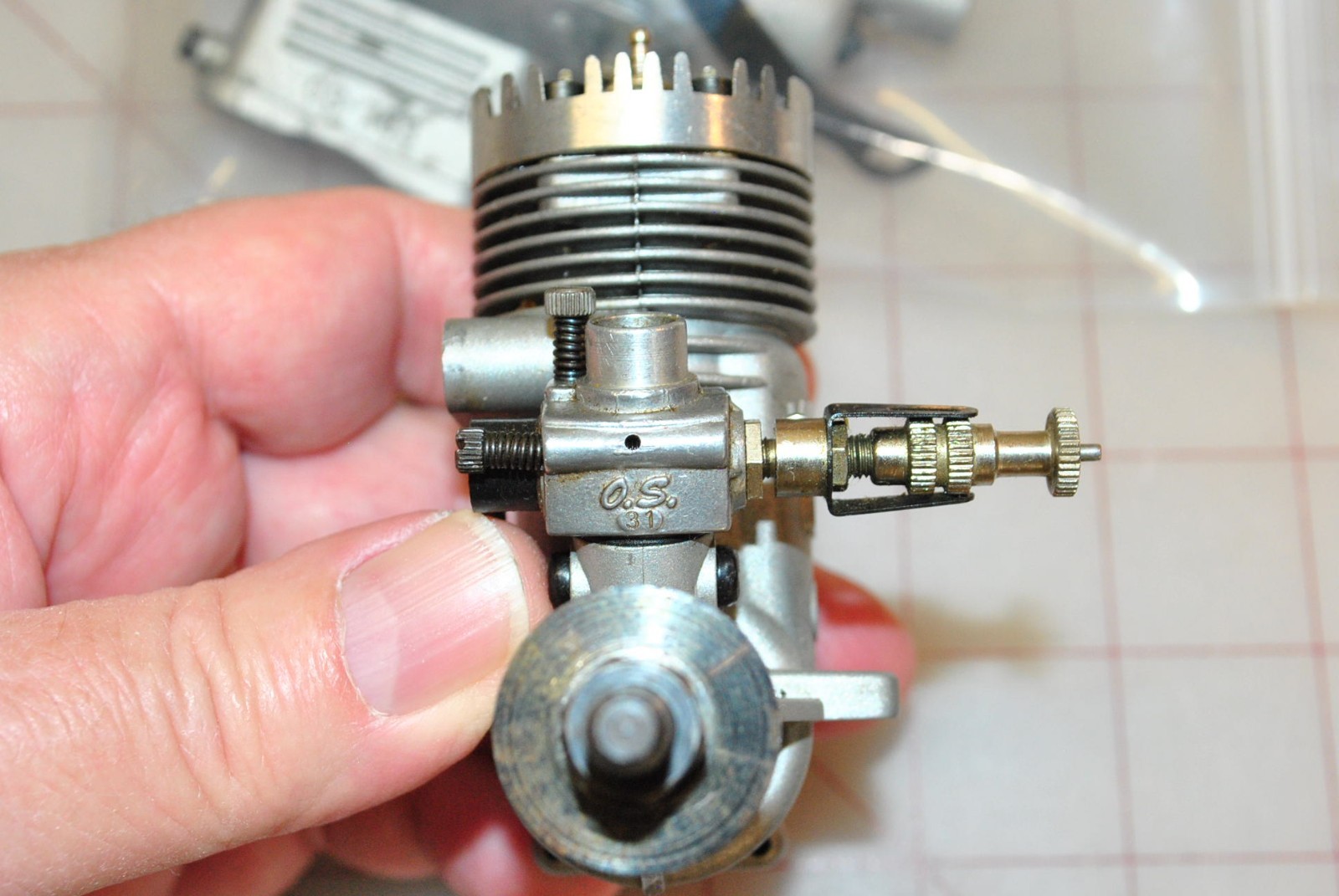 Vintage O.S. MAX-S 35 RC ENGINE W/ MUFFLER. Nice! | eBay