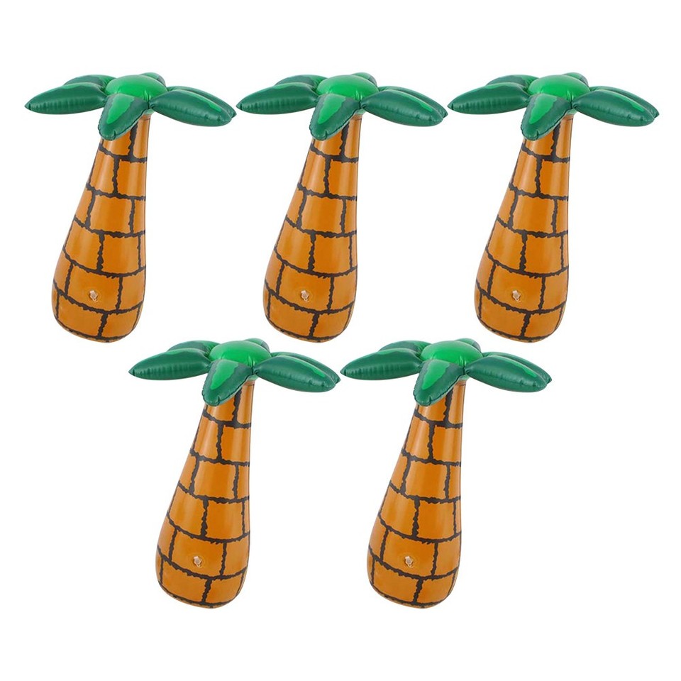 5pcs Inflatable Coconut Tree Plaything Coconut Tree Toy Party Cartoon ...