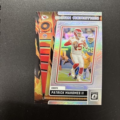 2023 Donruss Optic Chain Reaction Patrick Mahomes II Silver Prizm HOLO ...