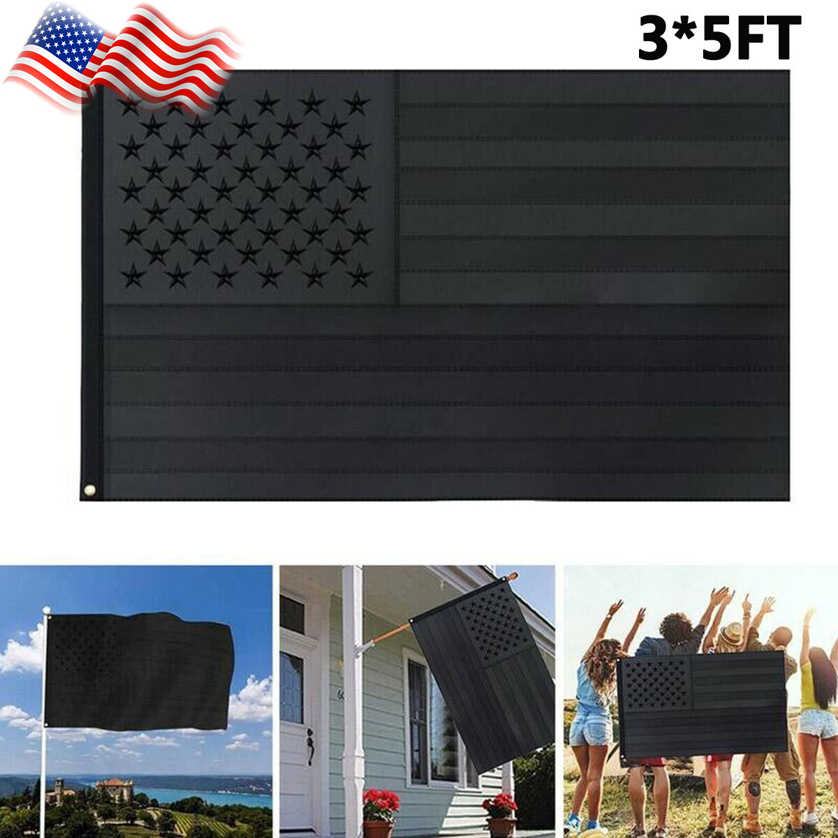 What Is The Black Flag Flying Under The American Flag
