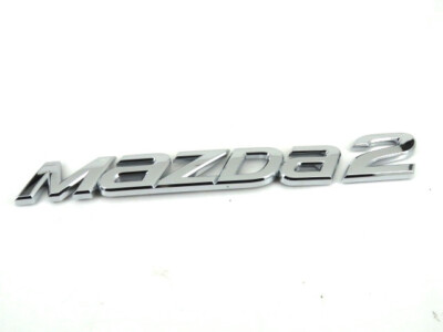 Genuine New MAZDA 2 BOOT BADGE Rear Emblem For Mazda2 Mk3 2014-2019 | eBay