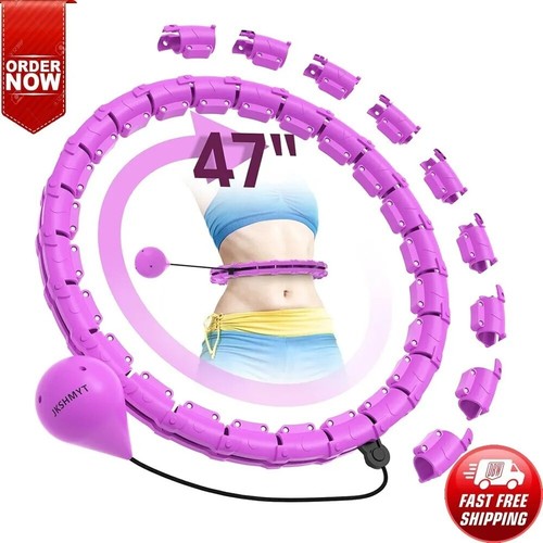 Infinity Hoop Fit Plus Size 47", Weighted Hula Hoops for Adults Weight ...