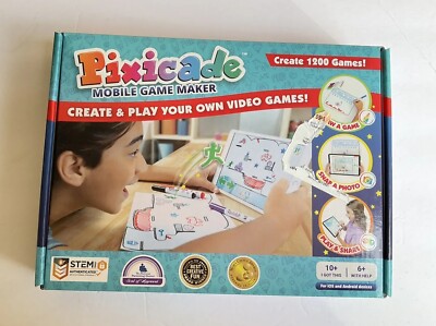 PIXICADE KID’S MOBILE GAME MAKER, CREATE 1200+VIRTUAL GAMES, LEARN MATH ...