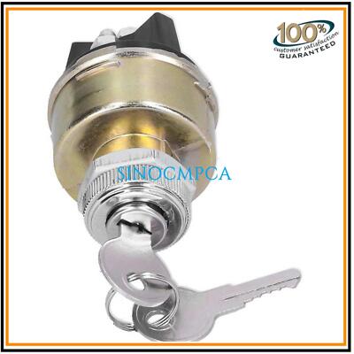 Universal Car Ignition Starter Switch Barrel Lock Controls & 2 Keys ...