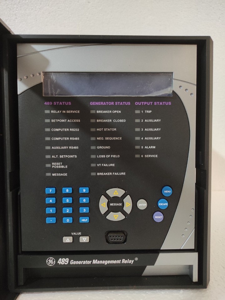 GE Multilin sr489-p1-lo-a20-t-h / SR489-P1-LO-A20-T-H Generator ...