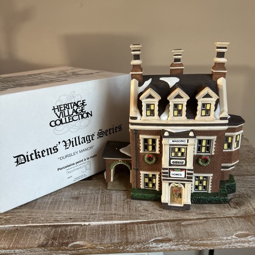 Dept 56 Dickens Village Dursley Manor #58329, NIB | eBay