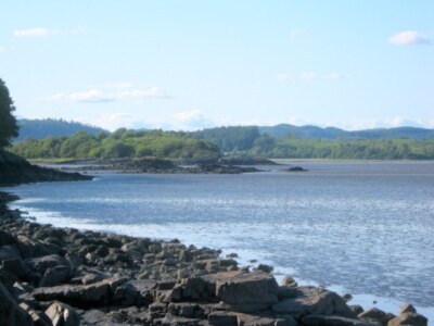 Photo 6x4 Orchardton Bay Kippford/Scaur With Girvellan Point in left ...