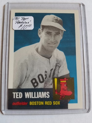 1991 Topps Archives 1953 #319 Ted Williams : Boston Red Sox | eBay