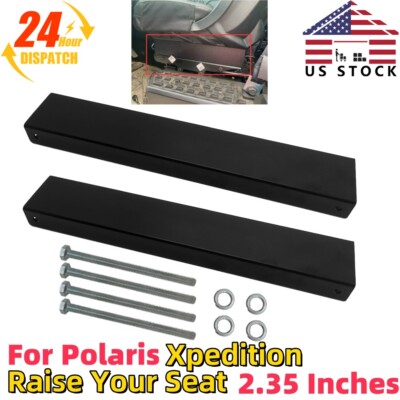 Pair 2.35 In Seat Riser Kit For Polaris Xpedition 4/2 Seats Raise 2.35 ...