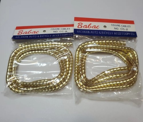 NOS BICYCLE CABLE WRAP: 2 PACKS SHINY BRILLIANT YELLOW KINDA~ GOLD ...
