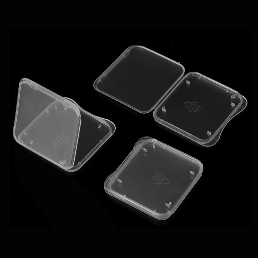 20X SD Card Holder Plastic for SD MMC SDHC PRO Duo Memory Card Case ...