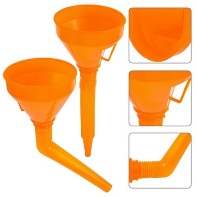 4 PCS Engine Oil Funnel Set Flexible Funnels for Automotive Use Drain ...