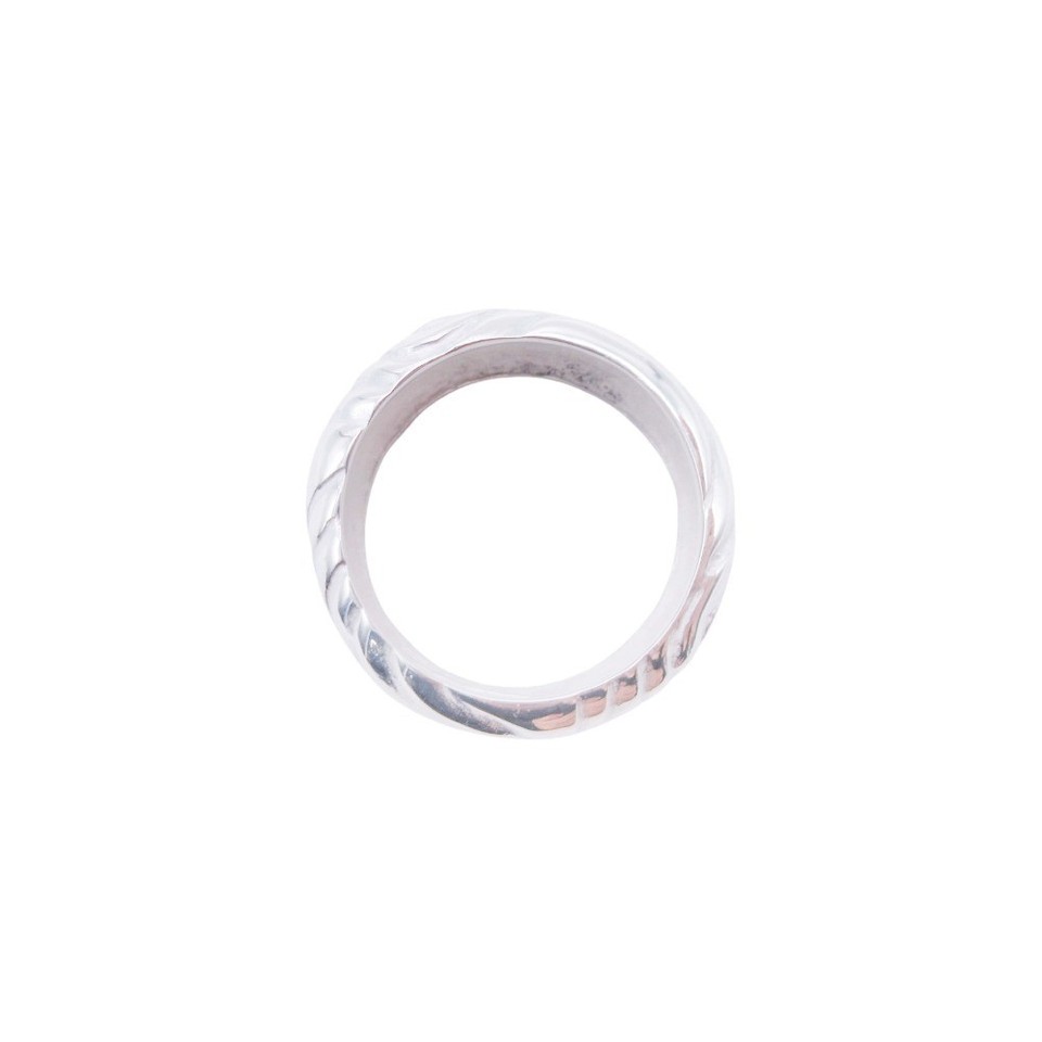 Tiffany & Co. vintage wood grain ring design silver SV925 411873 | eBay