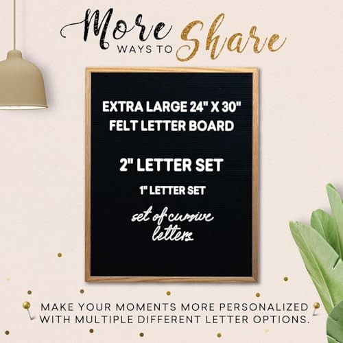 Felt Like Sharing Large Letter Board 24x30in – Changeable 24"x30 ...