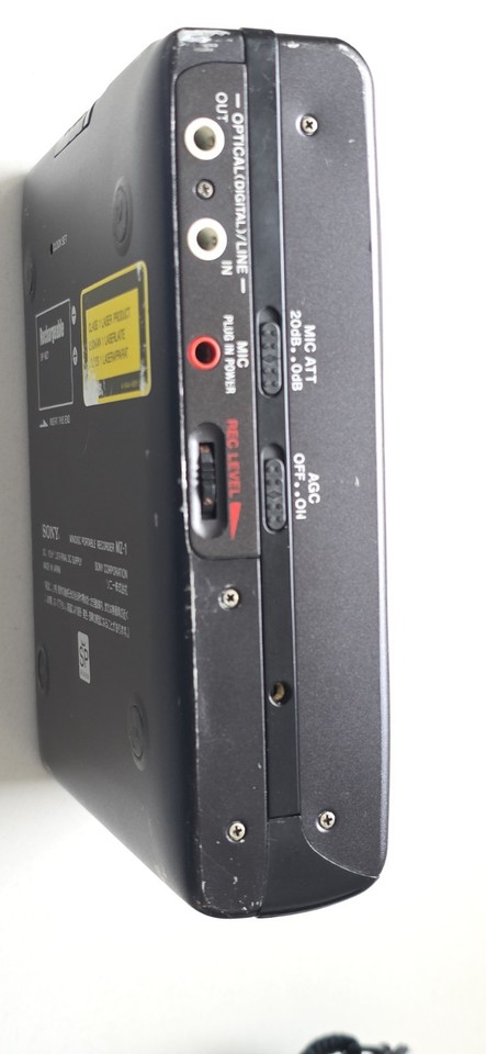 Sony MZ-1 MD MiniDisc Walkman Player Recorder. World's First Mini Disc ...