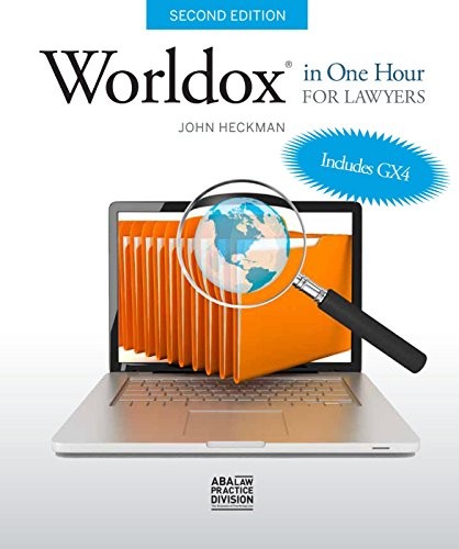 WORLDOX IN ONE HOUR FOR LAWYERS By John Heckman *Excellent Condition ...