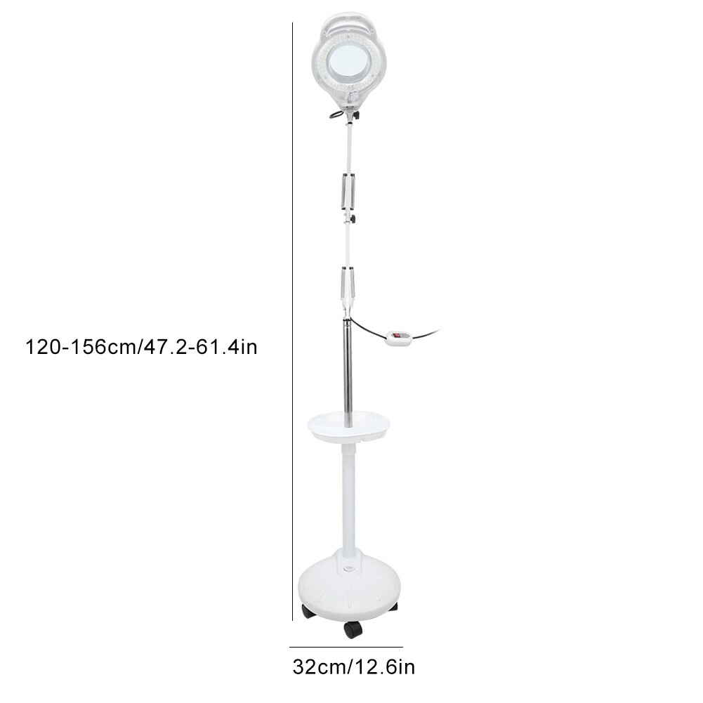5x Magnifying Glass Desk Table Lamp Magnifier LED Light for Beauty SPA ...