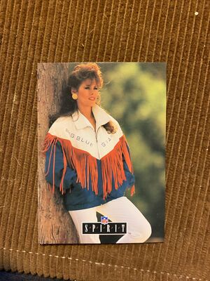 NFL Spirit Wife Card Giants Michelle Oates 1991 #4Pro Line Exe Or ...