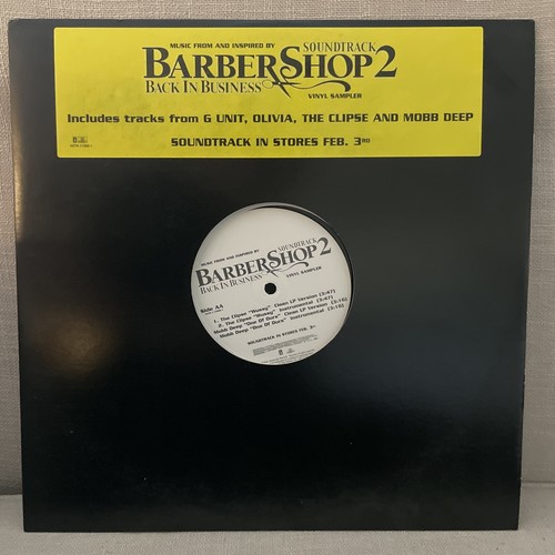 Barbershop 2 Soundtrack Vinyl Sampler 12" DJ PROMO Mobb Deep G Unit the ...
