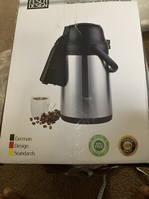Fesch Design 101 Fl Oz Airpot Dispenser With Adjustable Nozzle | eBay
