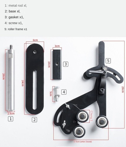 Woodworking Lathe Steady Rest 3 Wheels Stabilizer Auxiliary Clamping ...