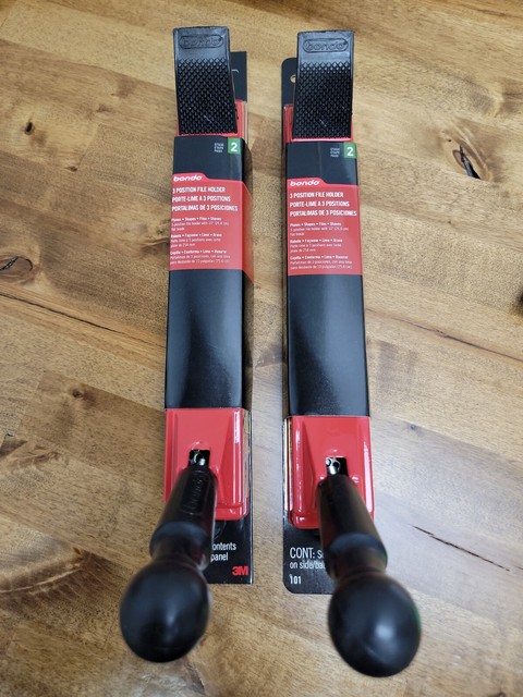 3 3M Bondo Flat Shaper File Blade Stage 2 #121 Fits 10" File Holder for ...