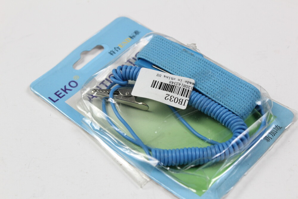 Leko JB032 Blue ESD Adjustable Anti-Static Computer Ground Strap | eBay