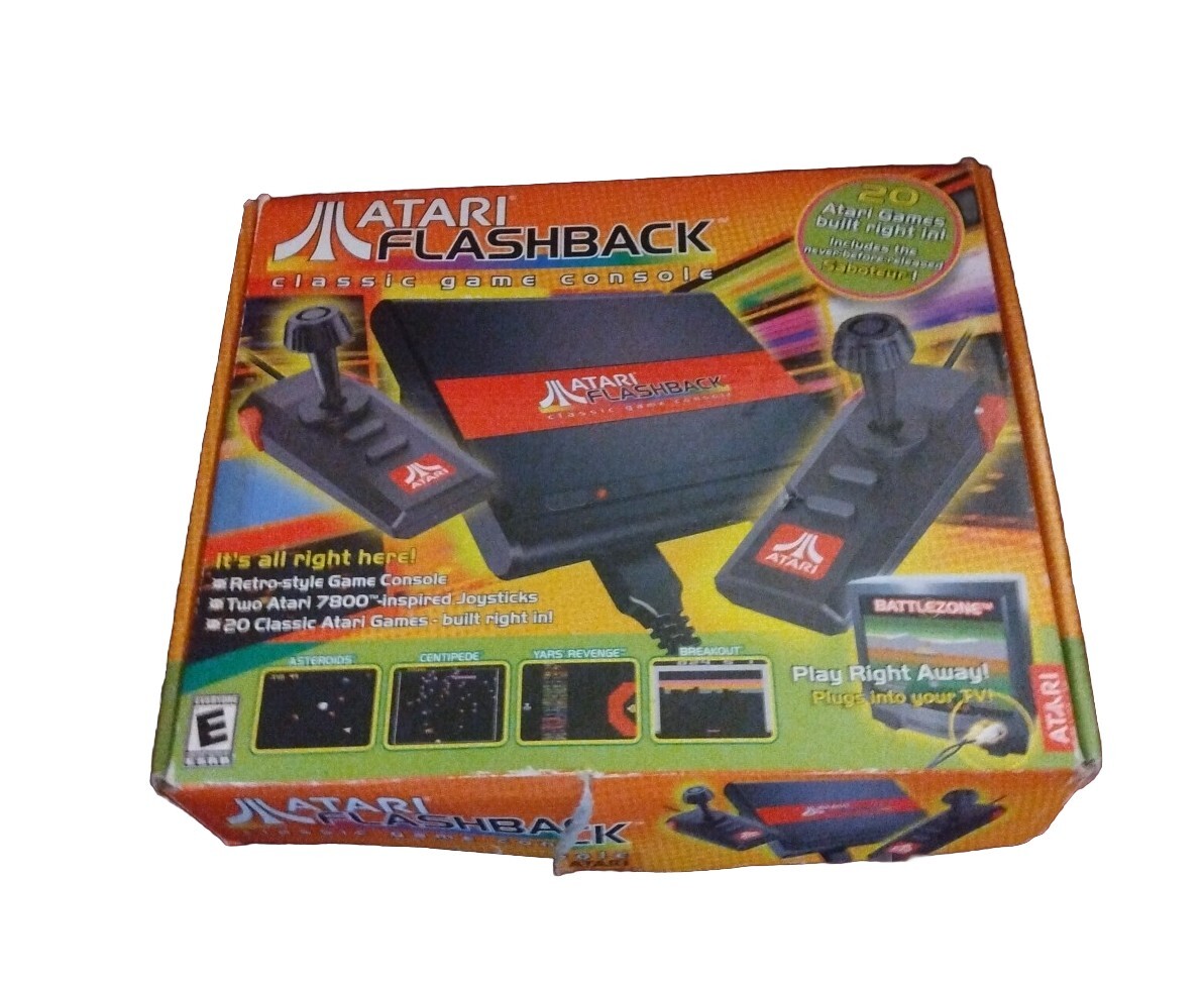 1st Atari Flashback Classic Game Console Plug & Play 20 GAMES ...