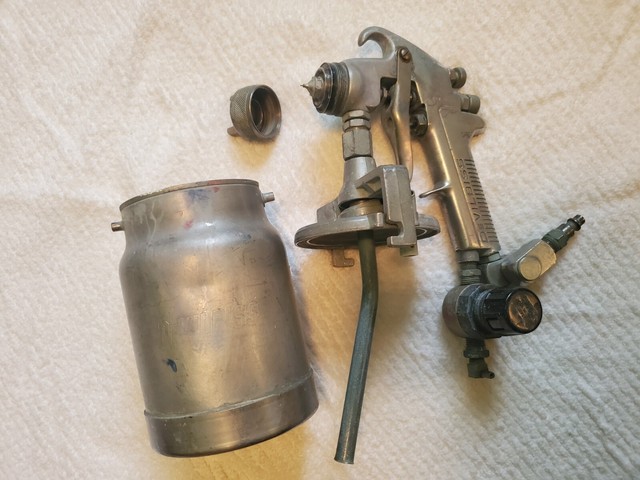 DeVilbiss Jghv-531 Paint Spray Gun 1.8 Tip & 46mp HVLP Cap for sale ...