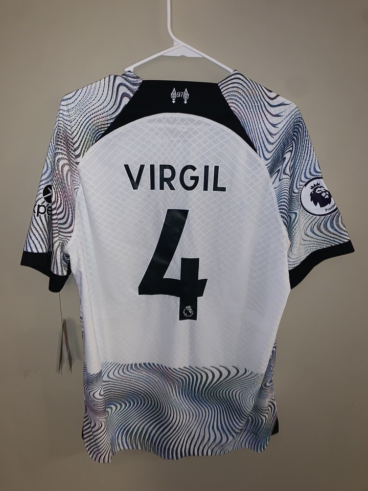 Virgil Van Dijk Liverpool Nike 2022/23 Away Kit | eBay