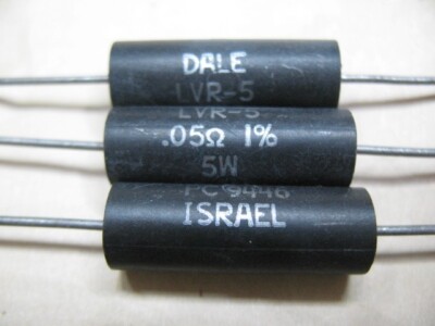 Qty. 15 Dale LVR-5 0.05 Ohms 1% 5 Watt Resistors | eBay