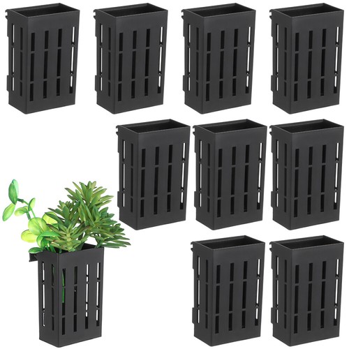 10 Pcs Water Plant Stand Fish Tank Flower Pot Planter Aquarium Planting ...