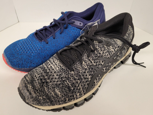 (Mismatch Color Black/Blue) ASICS Men's Gel-Quantum 360 Knit Shoes Size ...