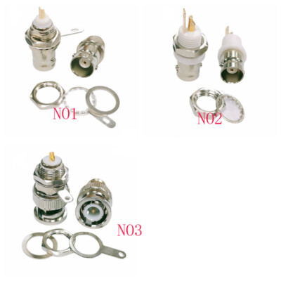 1pc Q9 BNC Socket Connector with Nut Solder Panel Mount Antenna Coaxial ...