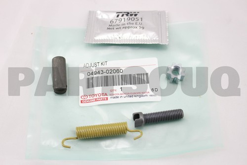 0494302060 Genuine Toyota ADJUSTER KIT, PARKING BRAKE 04943-02060 | eBay