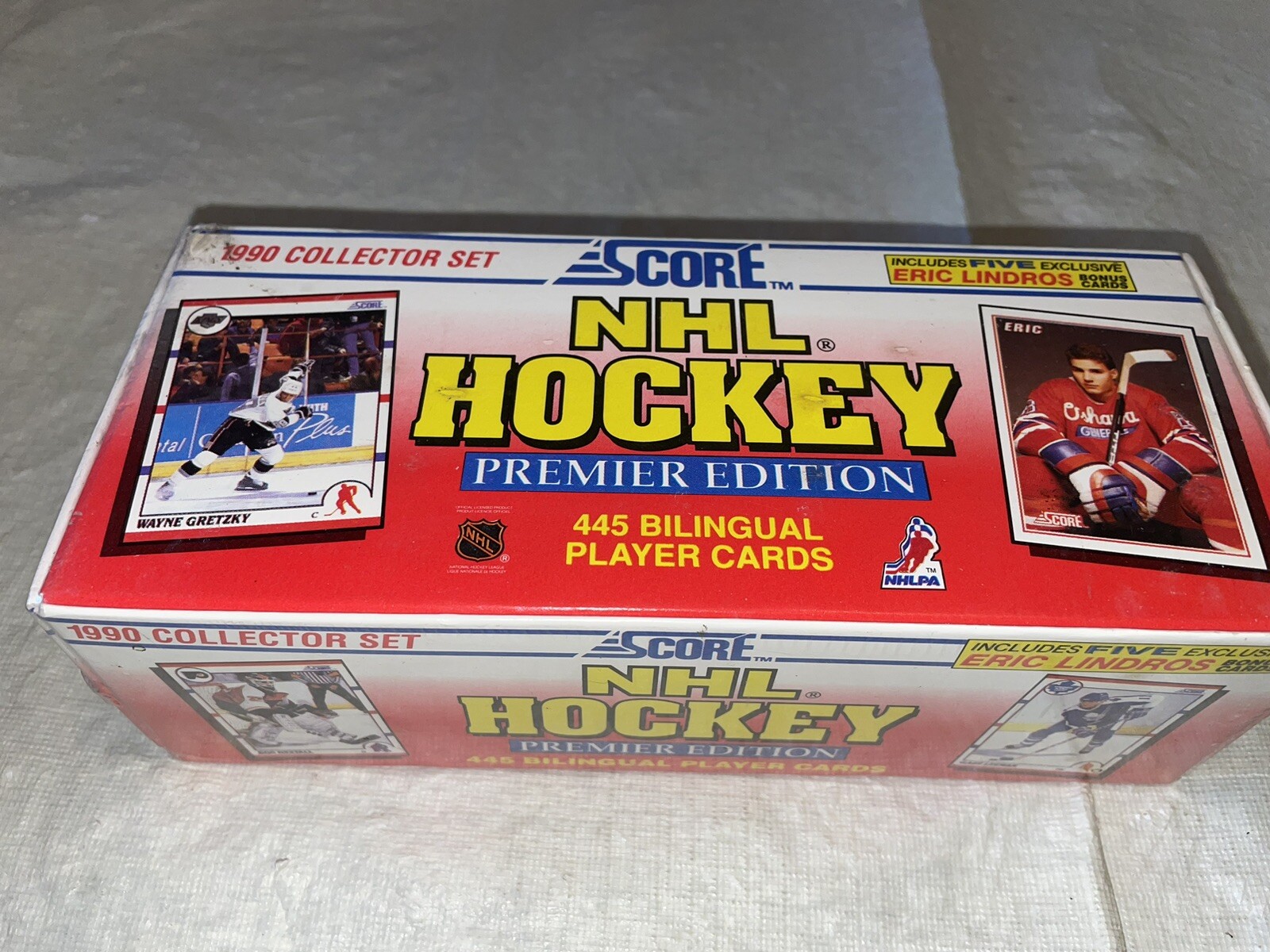 2 New 1990-91 Score Hockey Complete Box set FACTORY SEALED Eric Lindros ...