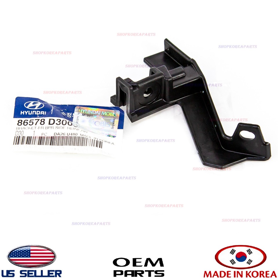 Genuine Front Bumper Bracket Retainer Right Passenger Side Tucson 2016 ...