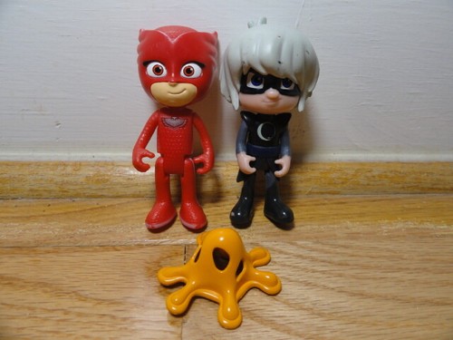 Disney PJ Masks LUNA GIRL SPLAT NET & Owlette Character Hero Action ...