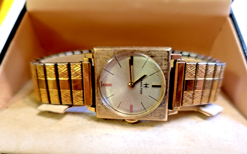 Vintage HAMILTON Gold Filled Men’s Watch w/ Box | eBay