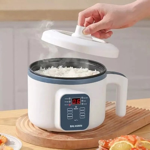 Smart Multi Cooker Steamed Electric Pot Food Cooking Double Layer LED ...