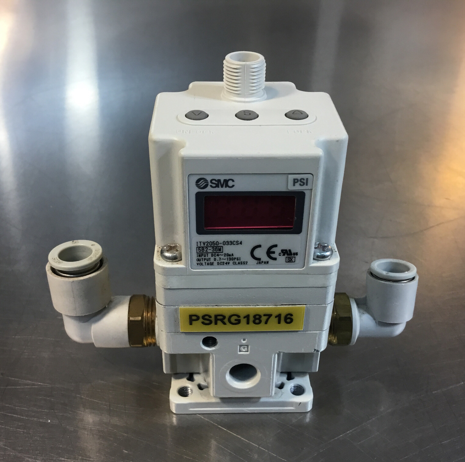 SMC ITV2050-033CS4 Pneumatic EP Regulator 6D | eBay