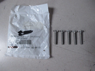 NOS Sea Doo OEM Hex Screw 07-09 GTX 01-05 GTI 99-01 XP 207163060 Qty 5 ...