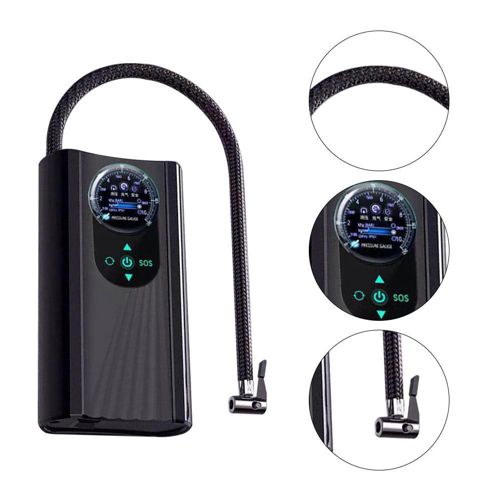 12V Car Tire Inflator High Precision Mini Tire Pump Quick Inflating for ...