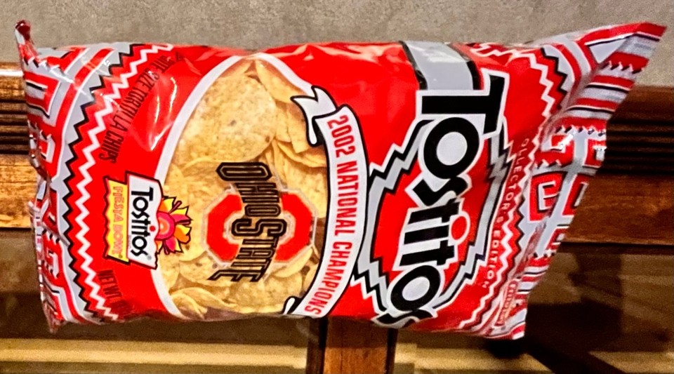 Vintage 2002 Ohio State Champions Collectors Ed. Tostitos Unopened Chip ...