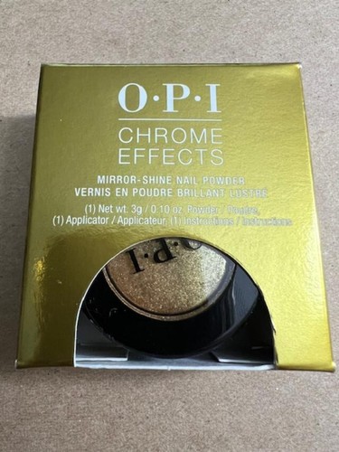 OPI Chrome Effects Mirror Shine Nail Powder Gold Digger 0.1oz/3g NIB ...