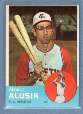 1963 Topps #51 George Alusik EX GO148 | eBay